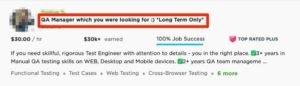 Upwork profile title examples: how to write a title that gets attention