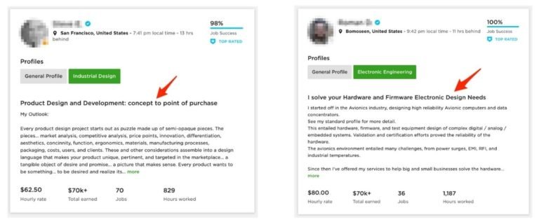 Upwork profile title examples: how to write a title that gets attention